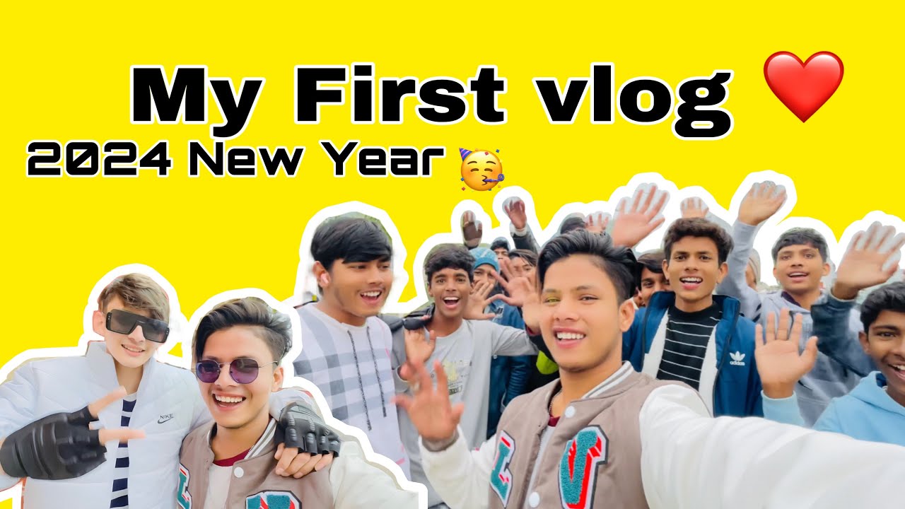 My first vlog 🥺 ️ please support 🙏🏻 new year 2024 🥳 @Tabrez._01 - YouTube