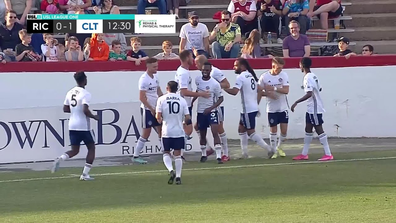 Clay Dimick with a Goal vs. Richmond Kickers - YouTube
