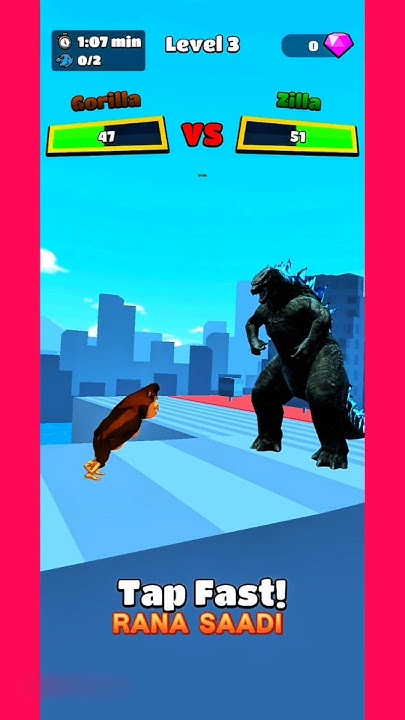 Kaiju Run - Dzilla Enemies | Part #3 #shortsfeed #games #gamer #gaming #viralvideo @RanaSaadiFun ...