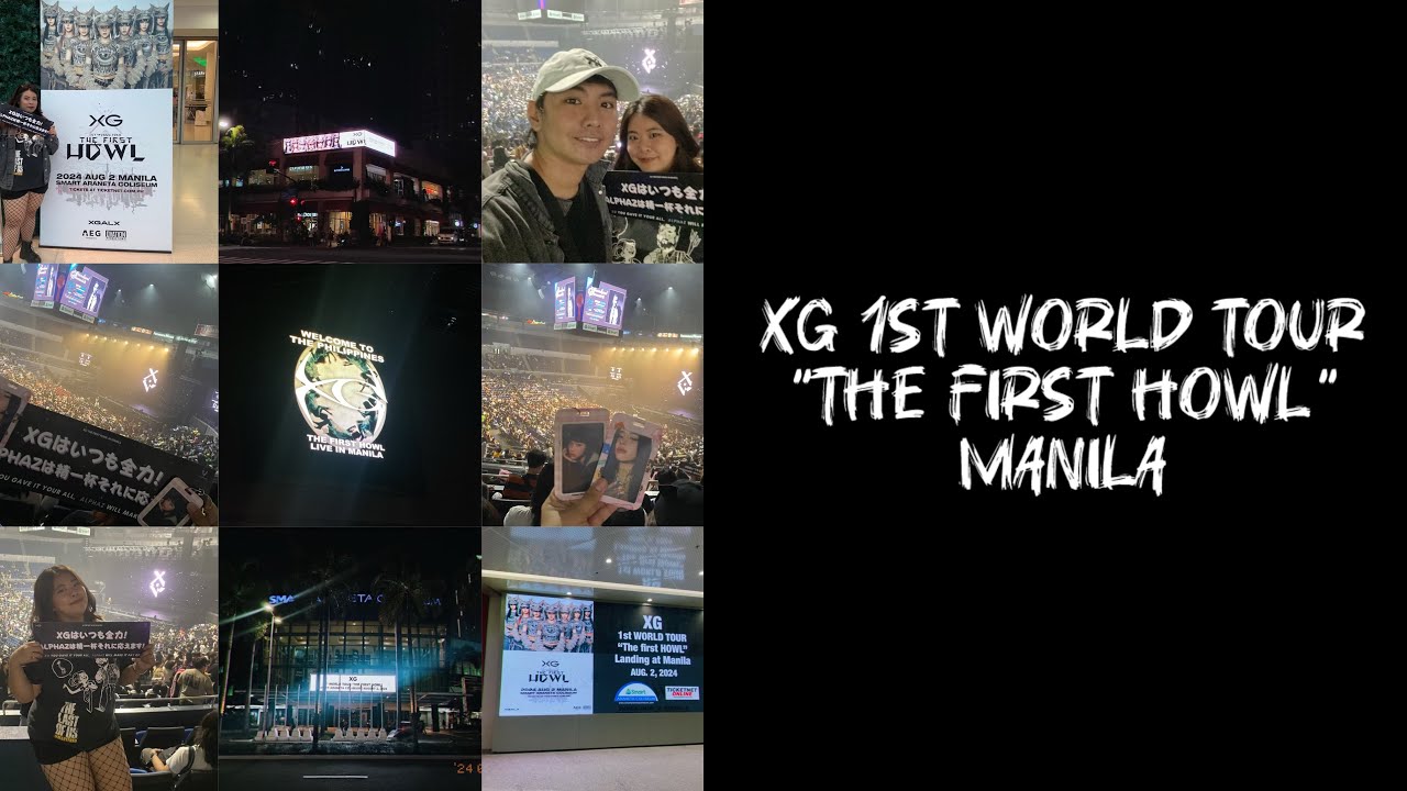 XG 1st WORLD TOUR “The first HOWL” Landing at Manila Vlog! - YouTube