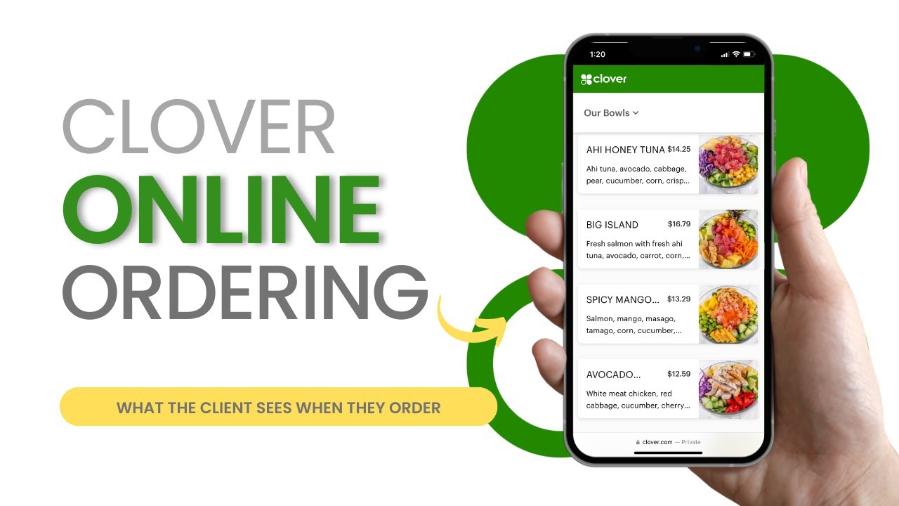 Clover Online Ordering Platform for Restaurants - YouTube