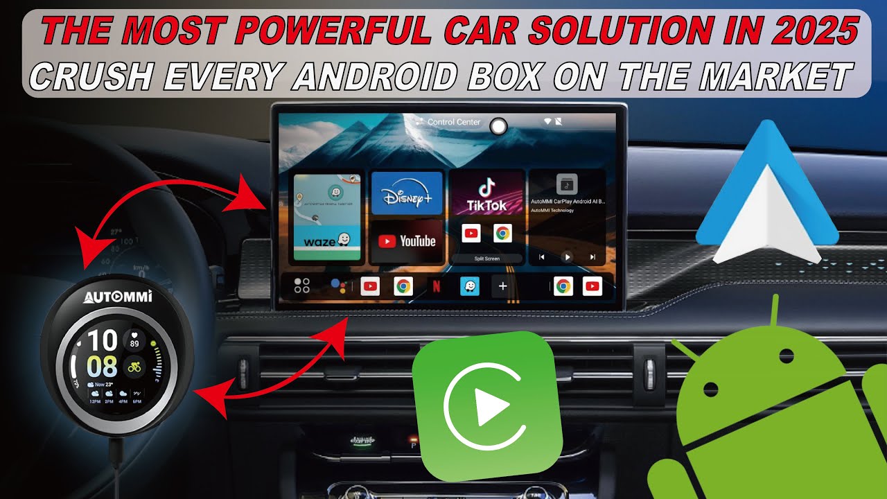 2025 CarPlay Android Ai Box With Built-in Touchscreen Display - YouTube