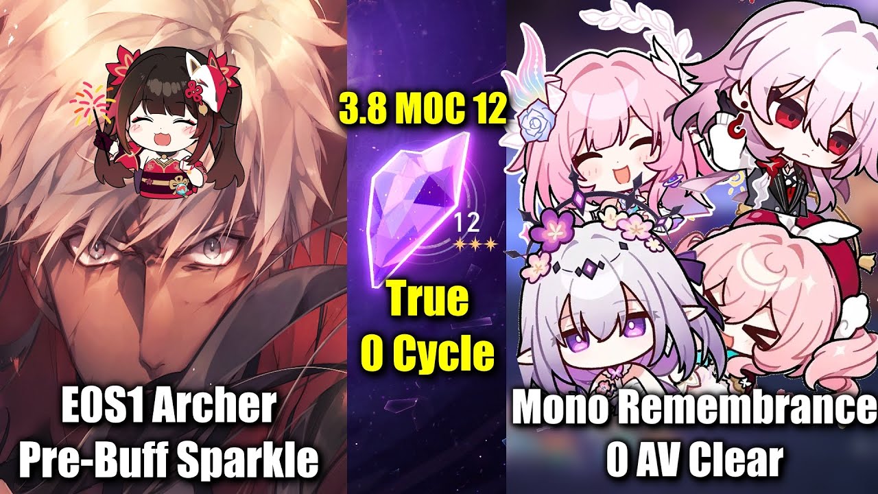 3.8 MOC 12 True 0 Cycle Archer x Pre Buff Sparkle & Mono Remembrance ...
