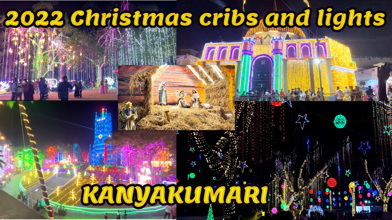 2022 Christmas cribs and light in kanyakumari 🔥🔥 never miss xmas ...