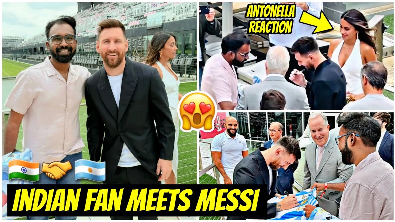 🇮🇳Indian Fan Meets the GOAT Lionel Messi in an Emotional Experience ...
