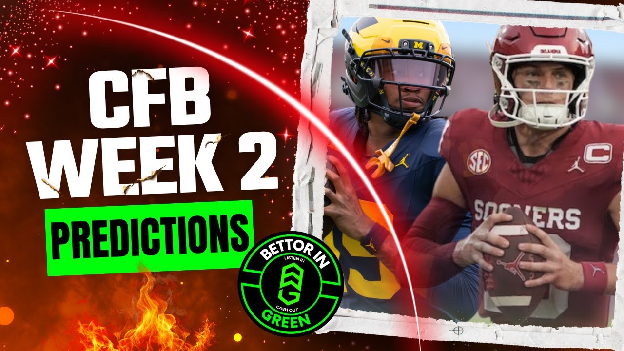 College Football Week 2 Preview and Bets - YouTube