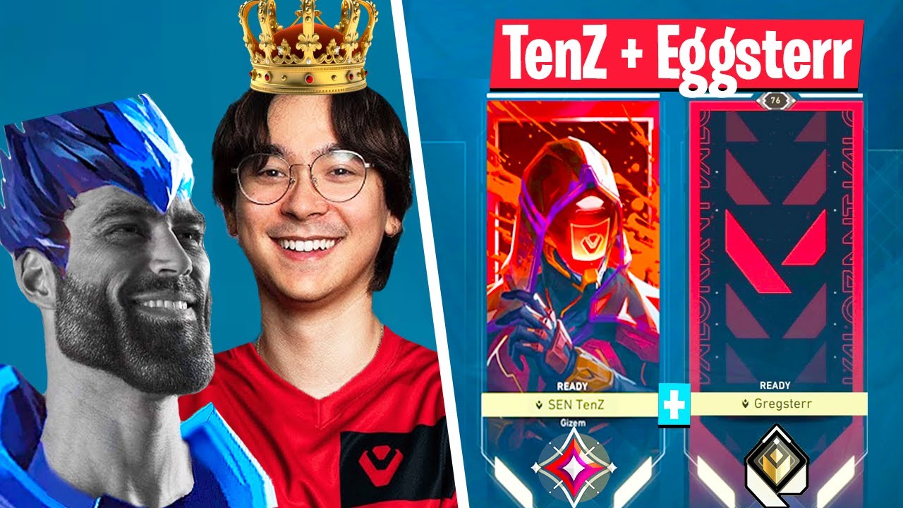 Retired King TenZ carrying Eggsterr w/ Non-Duelists In Ranked Game ...