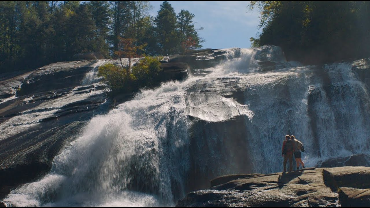 First time seeing a waterfall - YouTube