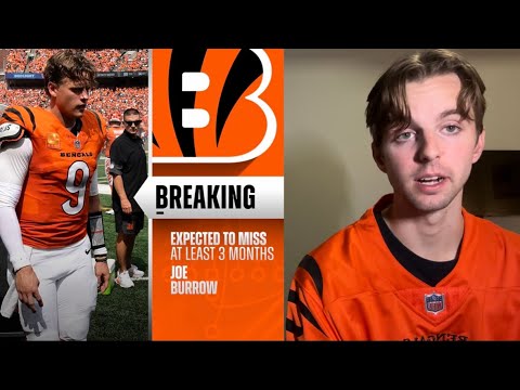 Joe Burrow Turf Toe Injury Reaction - YouTube