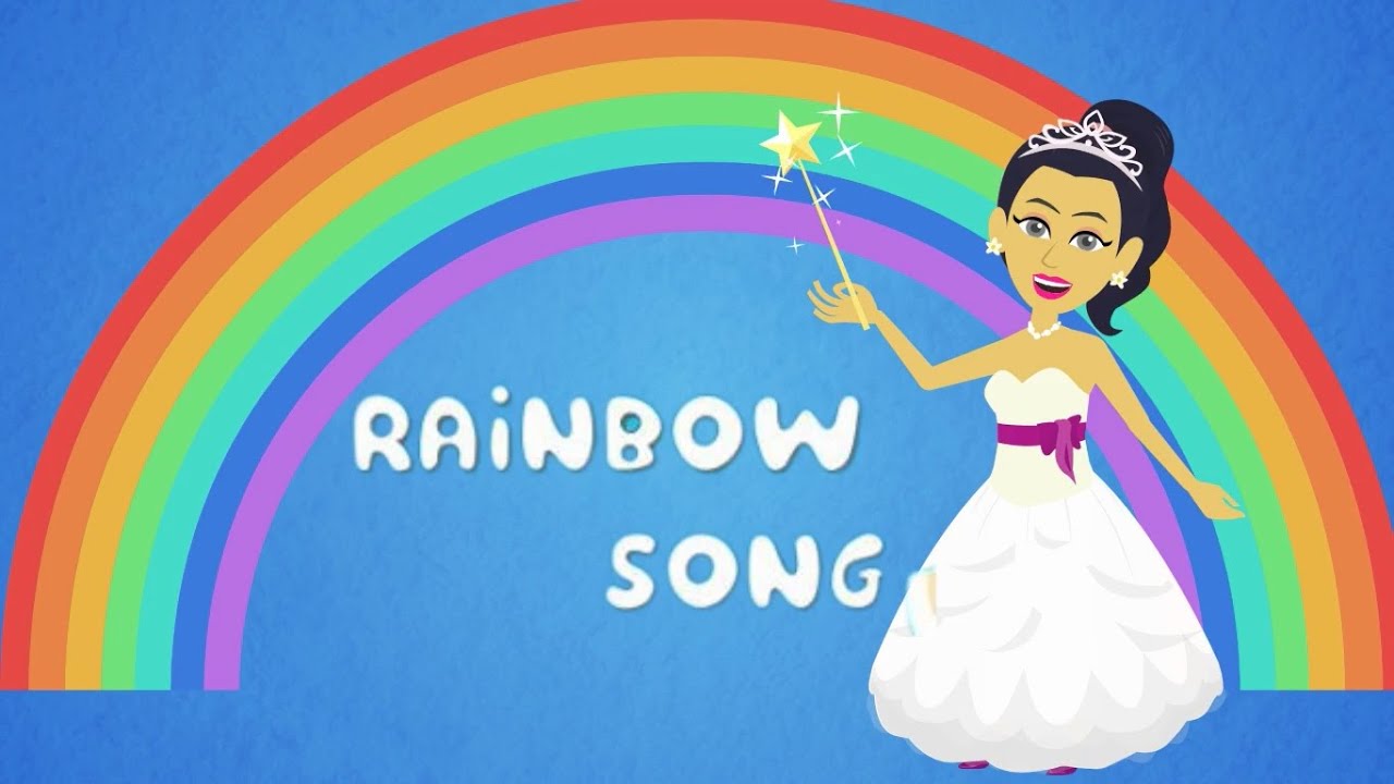 Rainbow Rhyme For Kids | Animated Learning Songs For Children ...