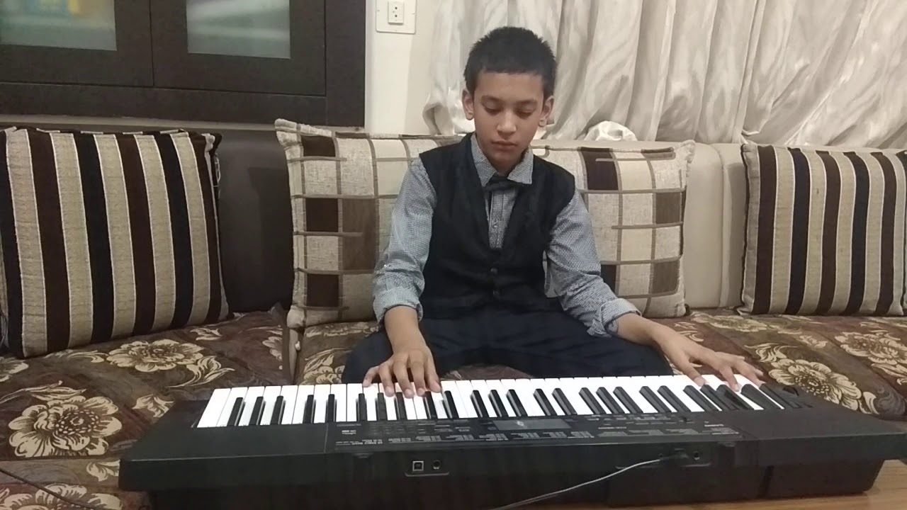 Parda parda song on piano - YouTube