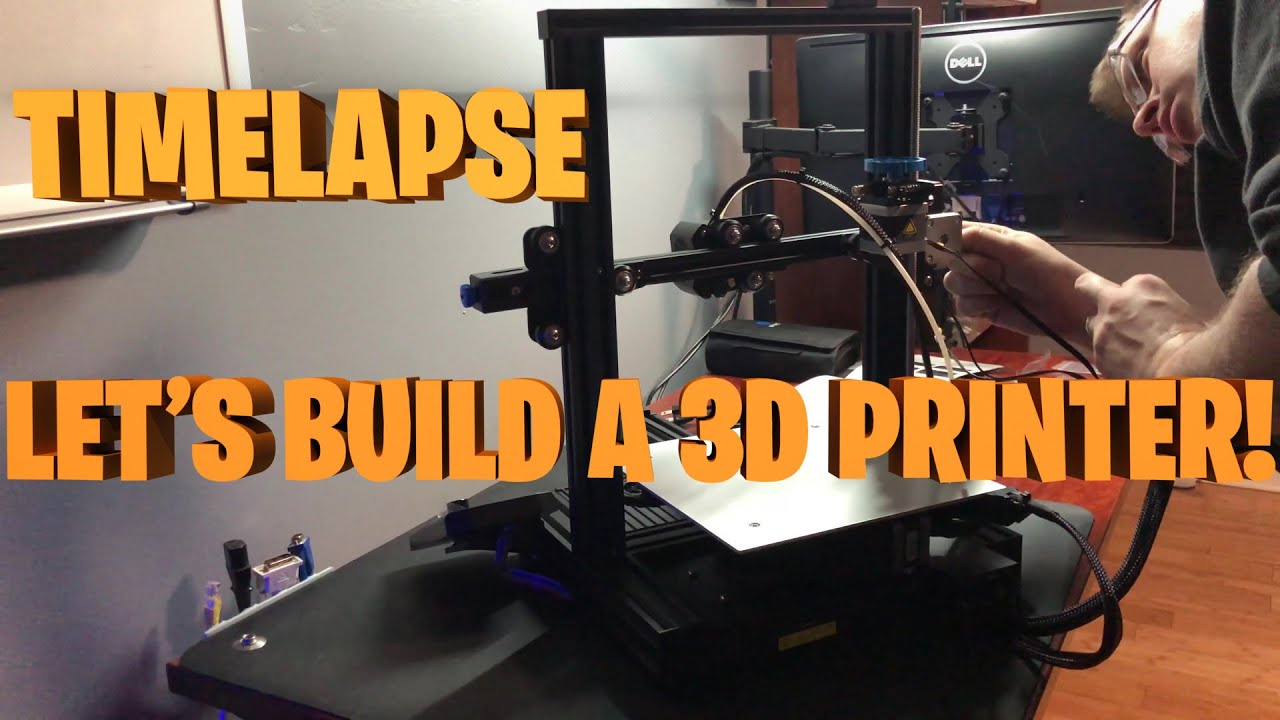 Timelapse of Assembling My Creality Ender 3 3D Printer #3dprinting - YouTube