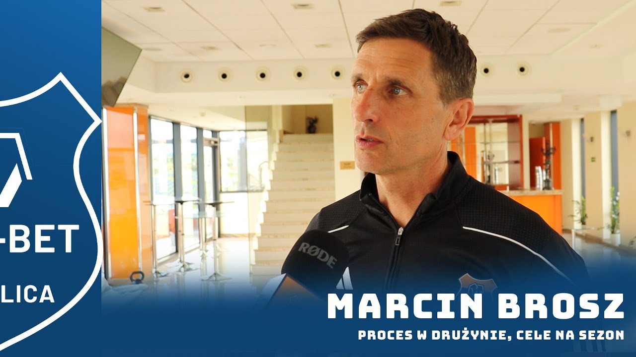 Cele? Chęć wygrania każdego kolejnego meczu - trener Marcin Brosz o ...