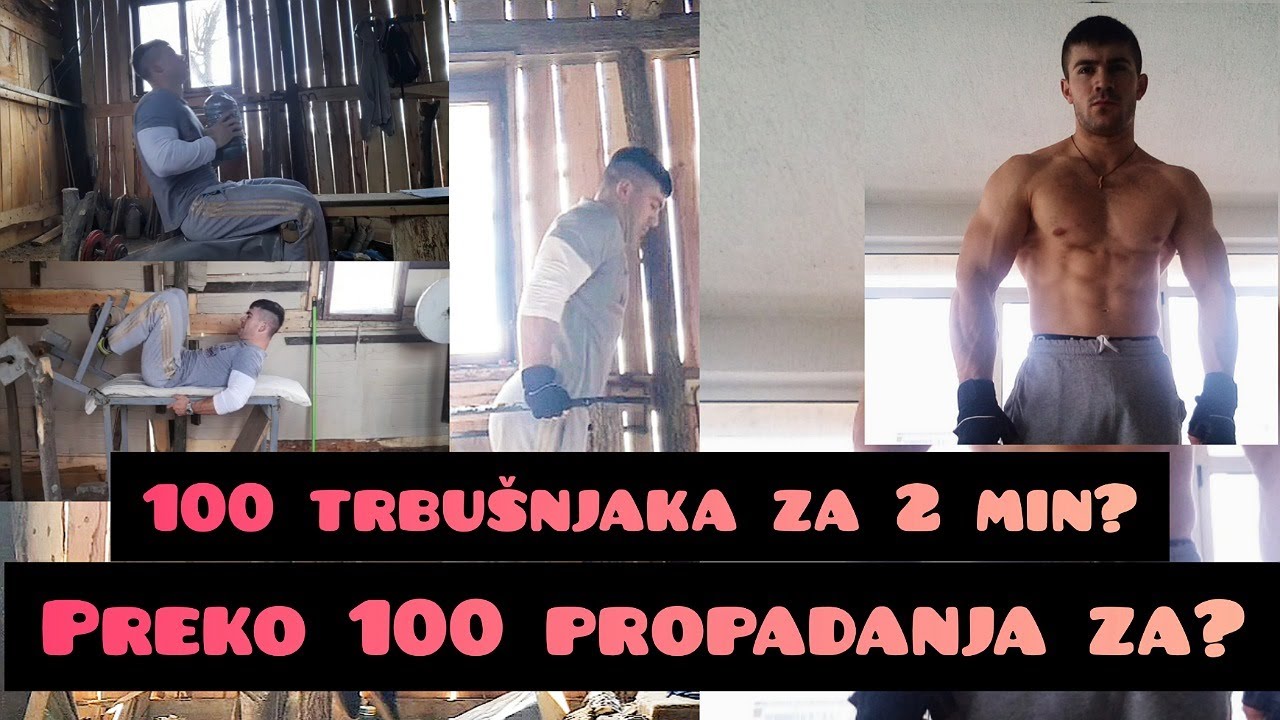 Povecajte broj propadanja i trbusnjaka. Najbolje metode - YouTube