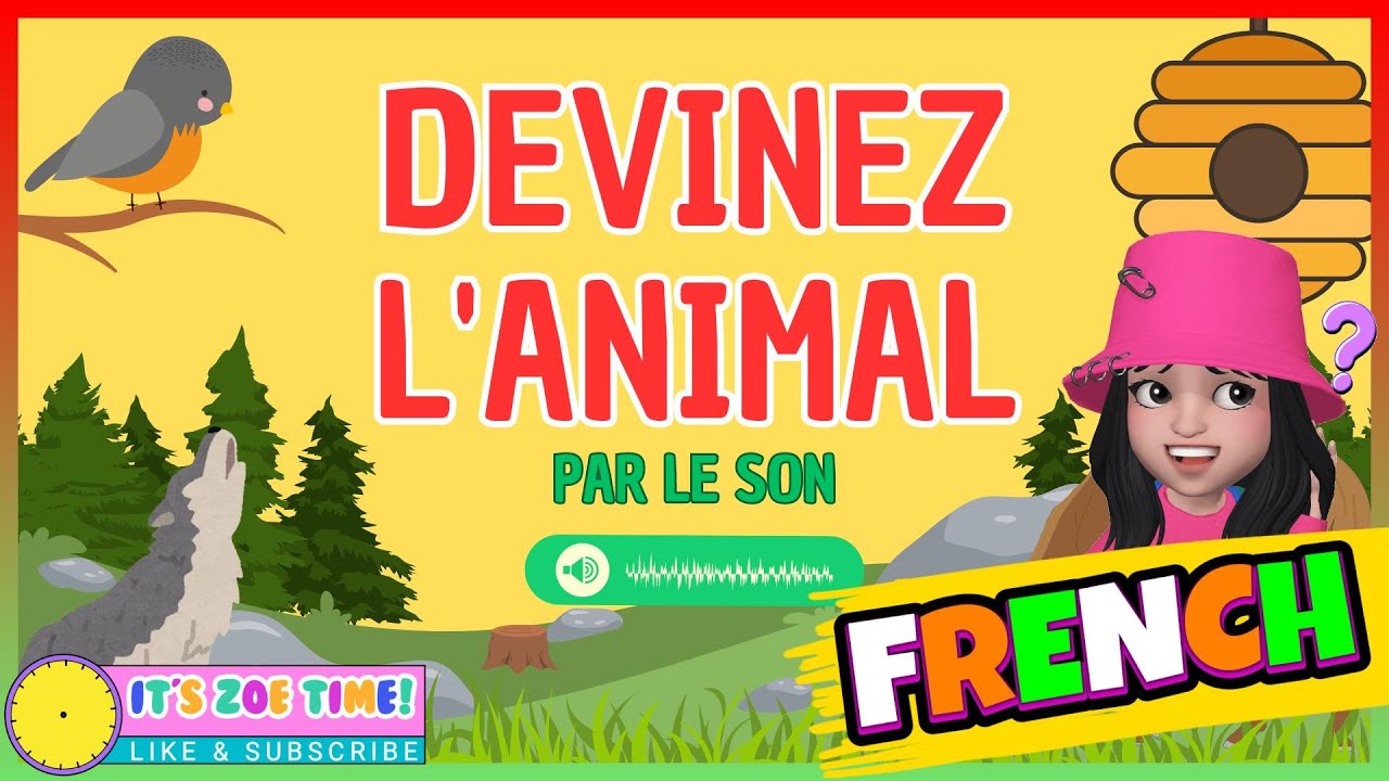 DEVINEZ LE SON DE L'ANIMAL - Facile, Moyen, Difficile 🔊🙊 Les Animaux ...