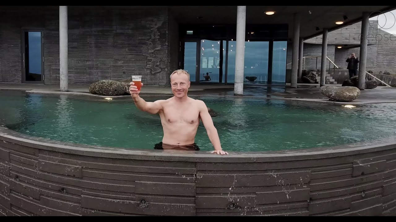 GeoSea ICELAND I First costumer of the Geothermal Sea Baths - YouTube