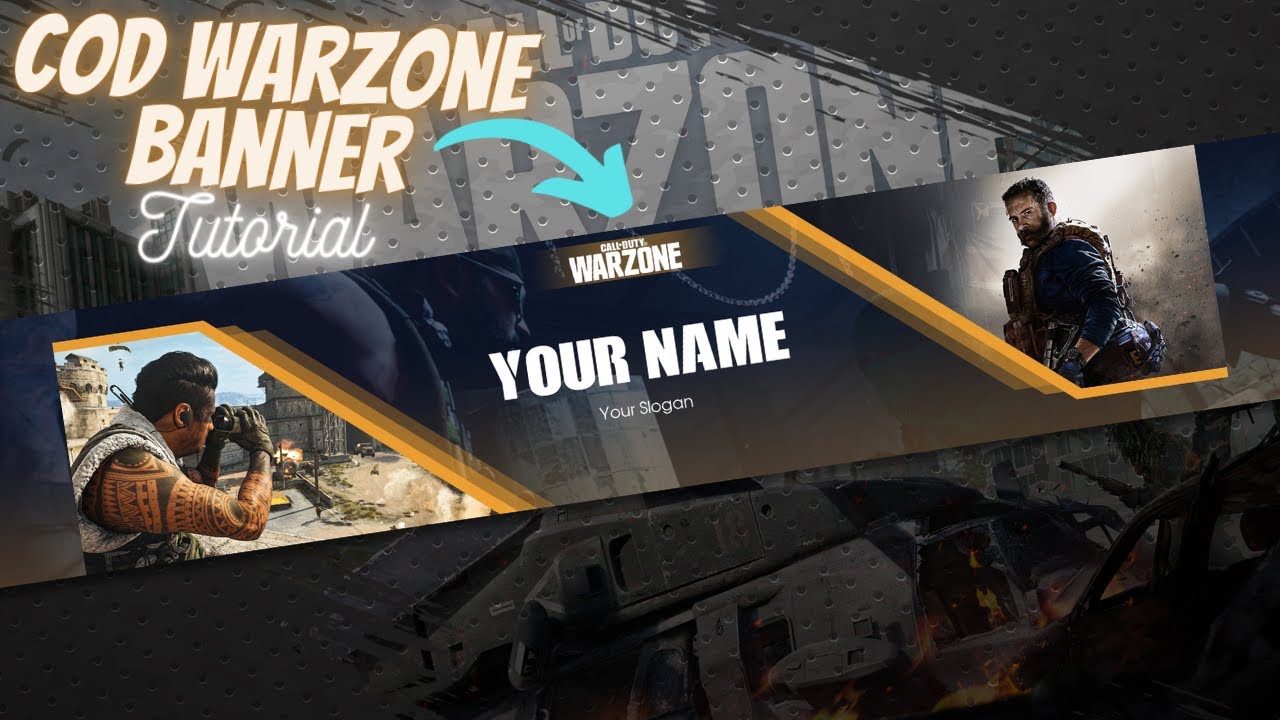 How To Make Cod Warzone Banner Without Downloading Any Zip File / Mr ...