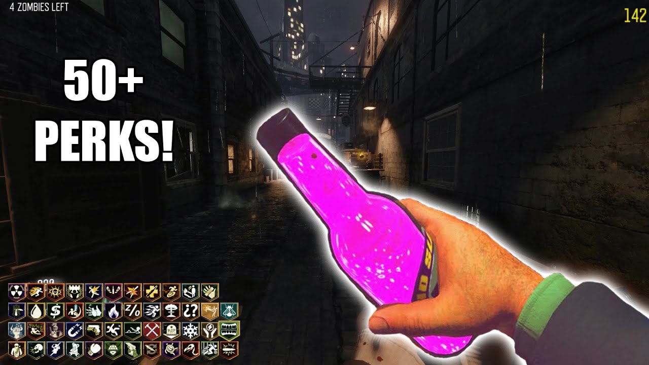 Shadows of Evil 50 Perk Challenge! (Black ops 3) - YouTube