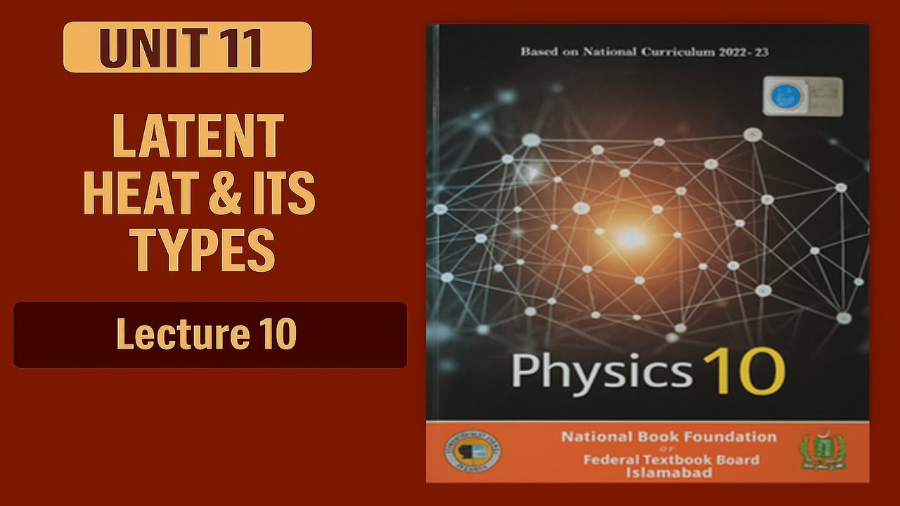 Class 10 Physics | Latent Heat, Types, Derivations & Graphs | Thermal ...