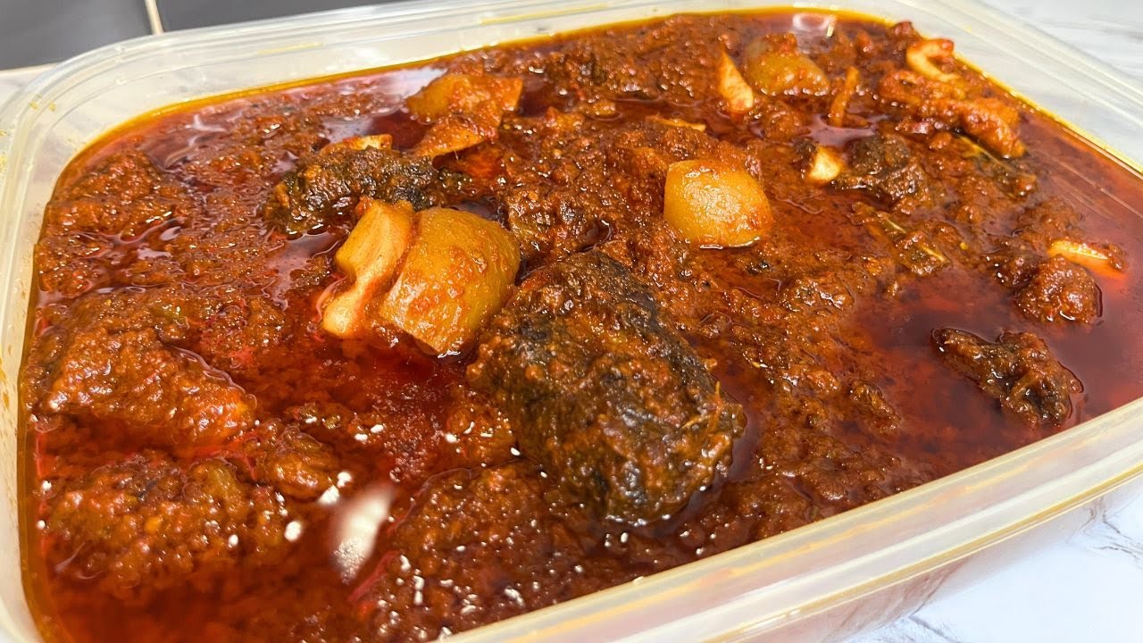 BEST GOAT STEW RECIPE WITH COW FOOT BEEF SHORT RIBS AND COW TRIPE - YouTube