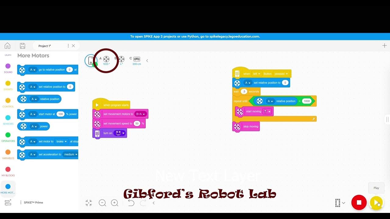 Teaching LEGO Robotics: Controlling the distance your robot travels ...