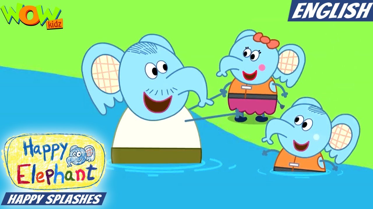Happy Splashes English full Episode - S01E01 | Happy Elephant | Wow ...