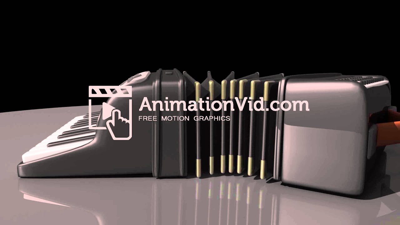 Black Accordion Animation Video - YouTube