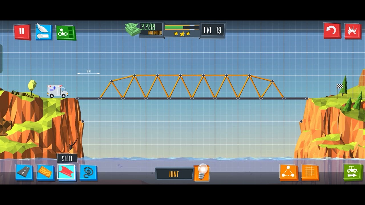 Build A Bridge - Level 19 Game Xây Cầu - YouTube