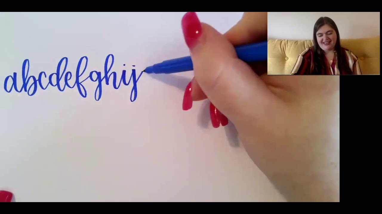 Modern Calligraphy Alphabets Skillshare Class Teaser - Connected ...