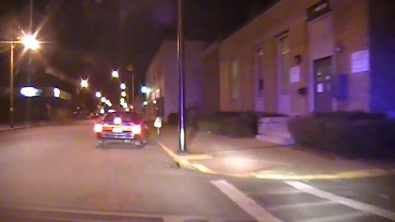 Someone Getting Pulled Over At Night