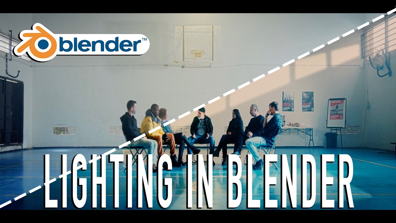 Re-Lighting in Blender3d : Color Correction Walkthrough in Blender ...