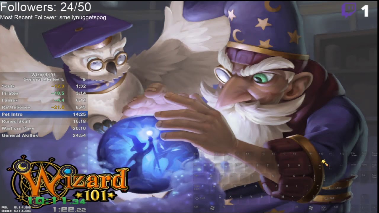 Wizard101 General Akilles% in 22:33 (Former WR) - YouTube