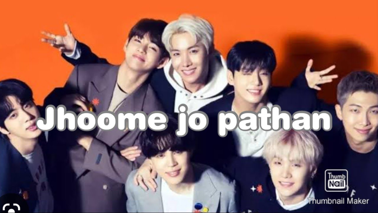 Jhoome jo Pathan x BTS💜/BTS edit on jhoome jo Pathan - YouTube