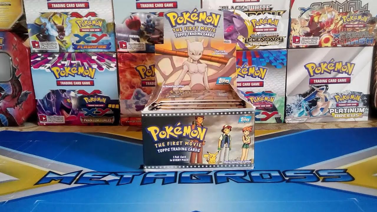Topps Pokemon First Movie Booster Box Opening - Part 2 - YouTube