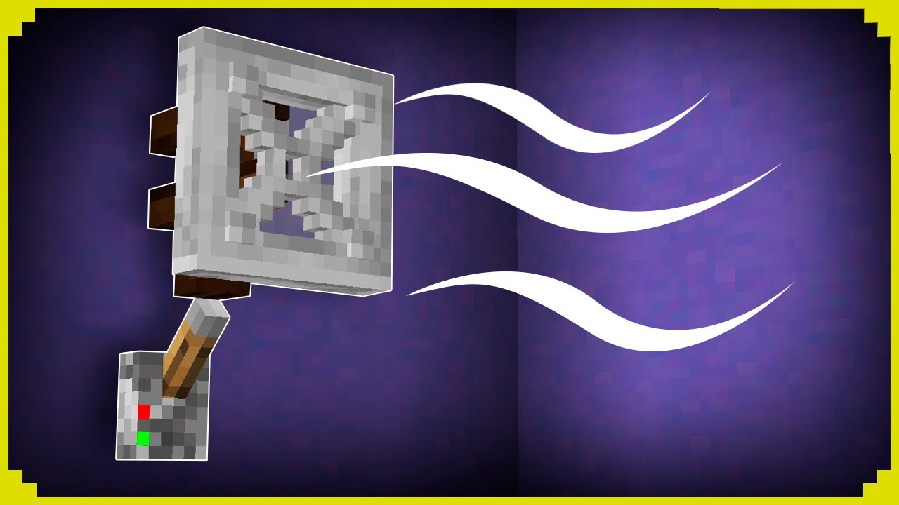 🦊Como fazer um VENTILADOR FUNCIONAL no MINECRAFT - YouTube
