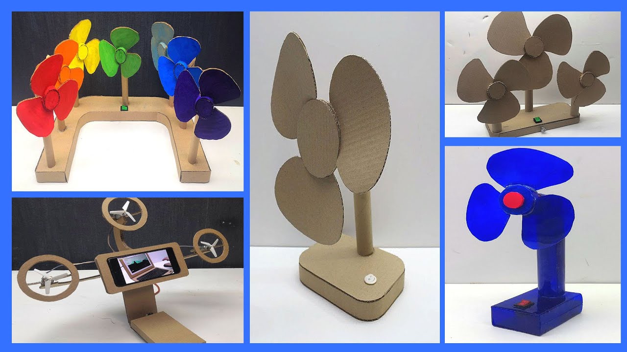 TOP 5 Best Electric Table Fan of cardboard - YouTube