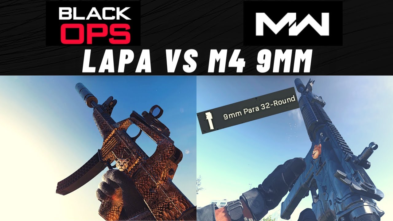 CW LAPA SMG vs MW M4 9mm | Warzone: Vanguard Season 0 | Gun vs Gun ...