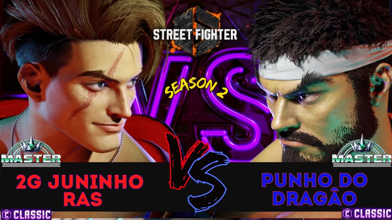 SF6 2G JUNINHO RAS (Luke) vs PUNHO DO DRAGÃO (Ryu) 👊 Ranked Match ...