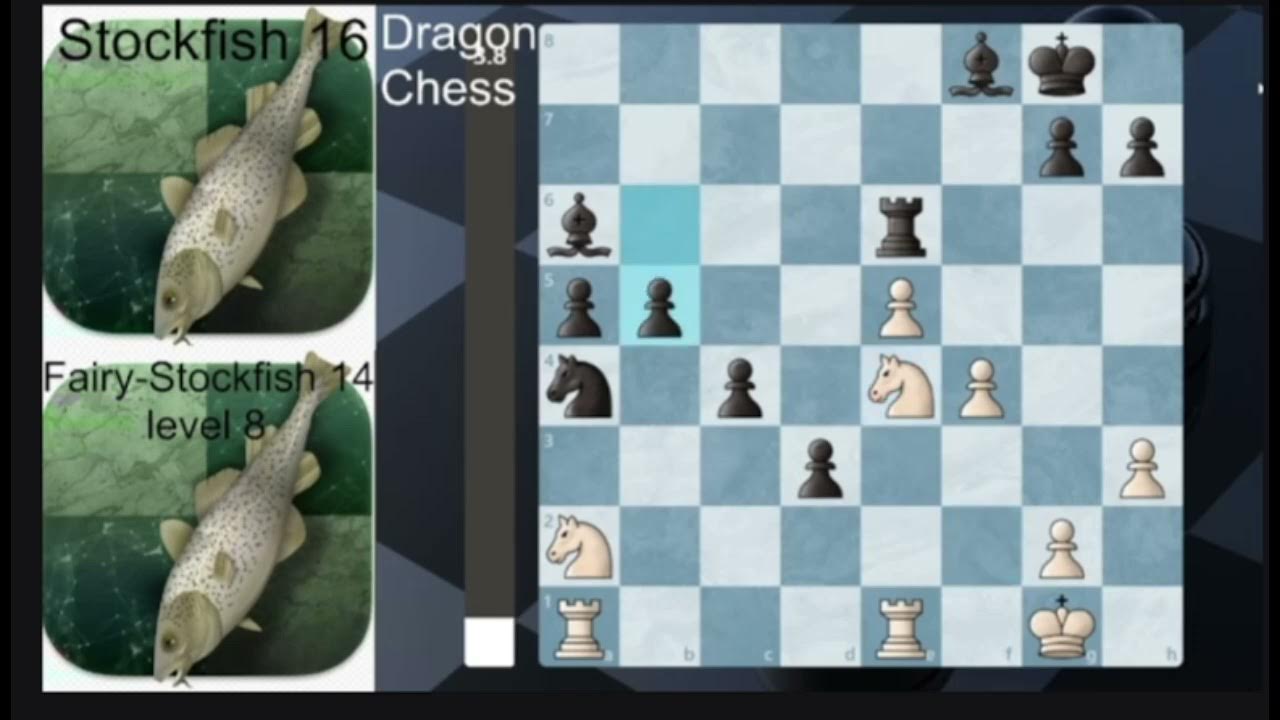 Fairy-Stockfish 14 level 8 vs Stockfish 16 - Dragon Chess - YouTube
