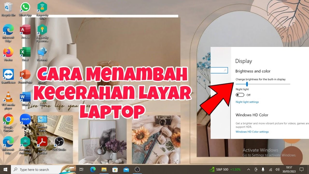 Cara menambah kecerahan layar laptop dengan Mudah dan Cepat - YouTube