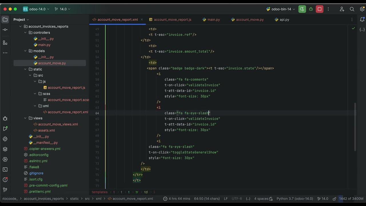 Odoo 14 Custom Reports with Owl and JavaScript: Part 5 - Automating Invoice Posting #0005 - YouTube