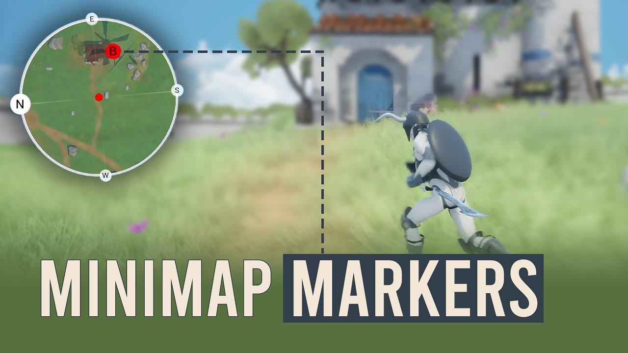 Unreal Mini Map - How To Add Markers - Unreal Engine 5 Action RPG #201 ...