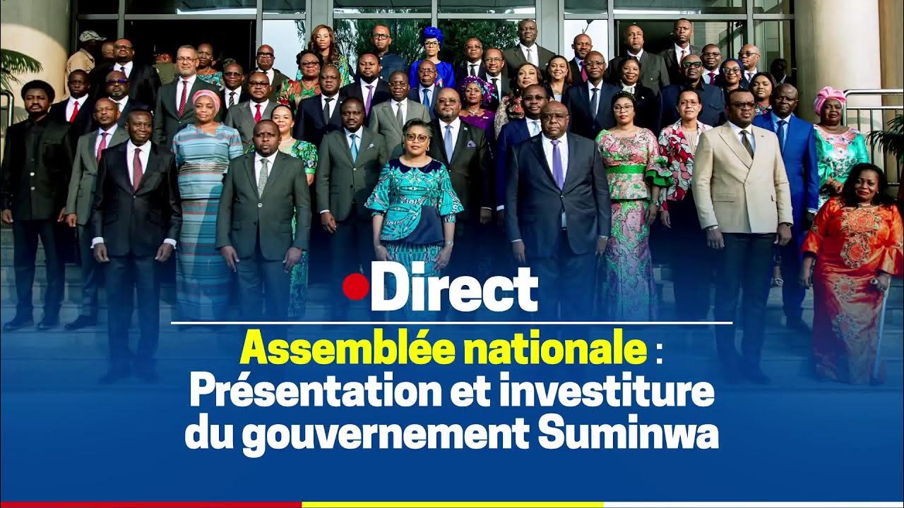 Assemblée nationale : présentation et investiture du gouvernement Suminwa - YouTube