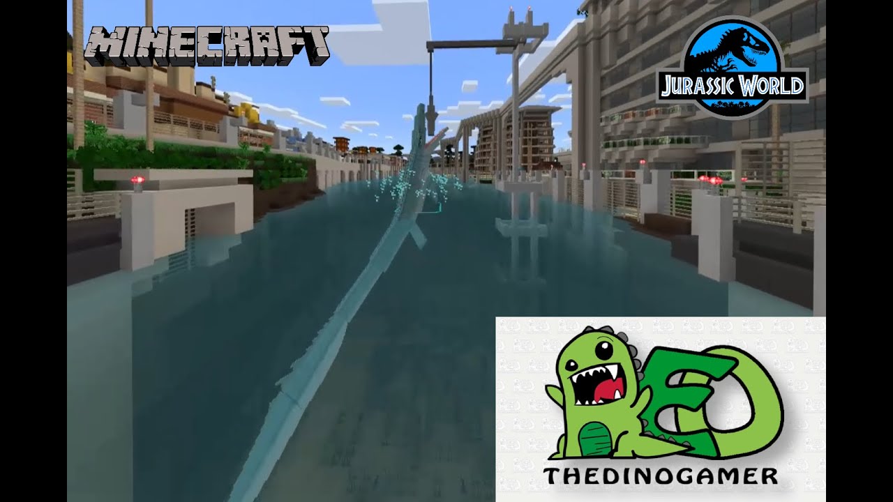 Minecraft Jurassic World: Mosasaurus EDU - YouTube