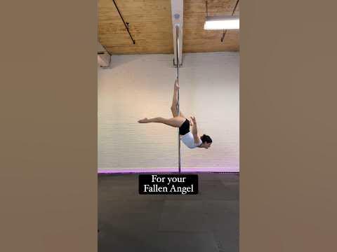 How to do the pole move Fallen Angel// Pole Dance Tutorial// pole ...