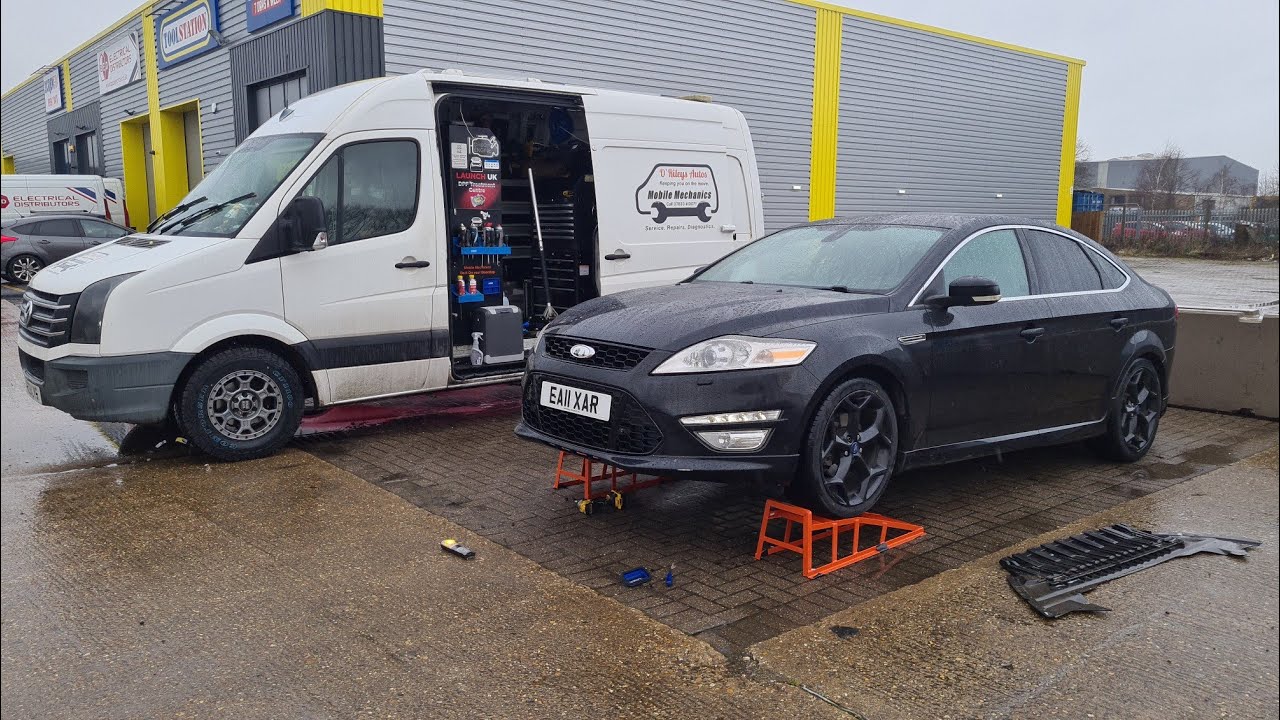 Ford Mondeo P165B:07:2F Grille Shutter & P246B:00-2F - YouTube