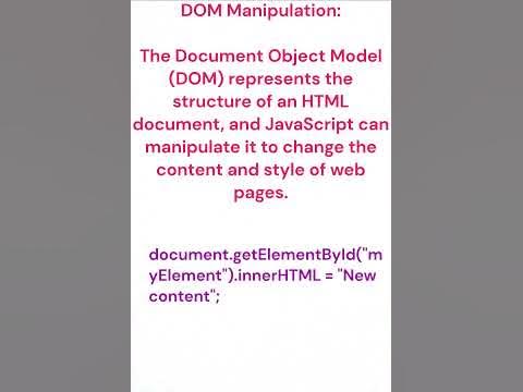 JavaScript Basic: Object | Event | Dom Manipulation | Asynchronous ...