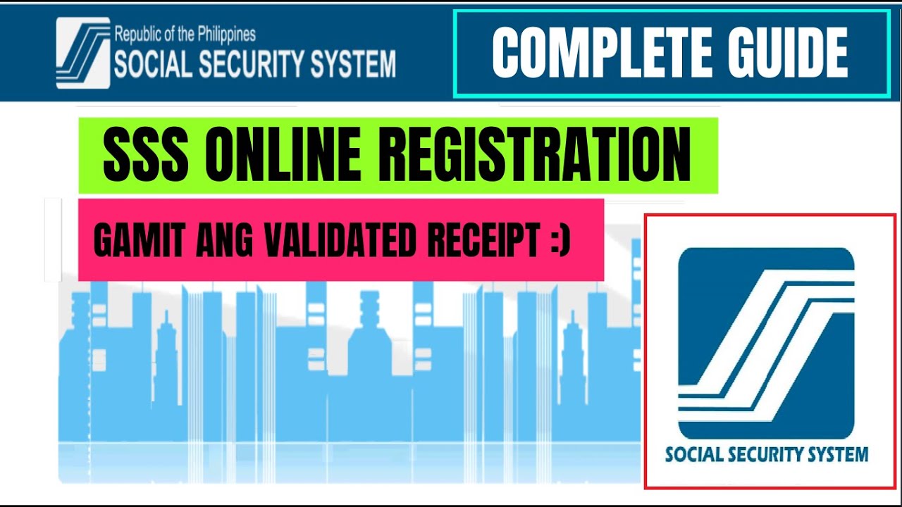 SSS Online Registration Using Payment Reference Number | Updated 2020 ...