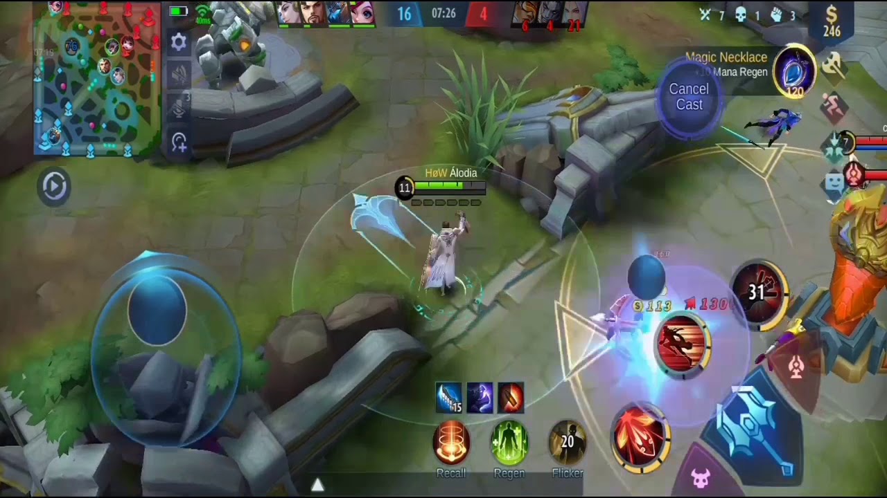 Granger overrider lightborn gameplay | RANK MATCH | MLBB - YouTube