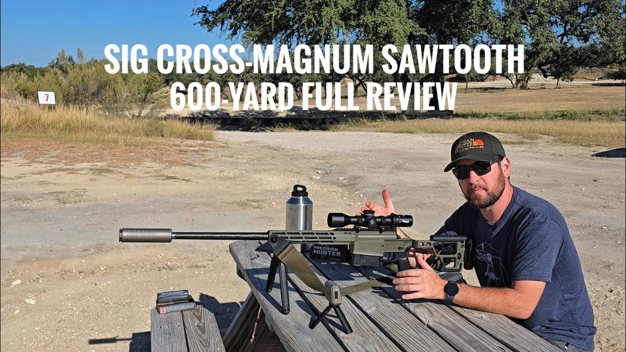 Full Review: SIG Cross-Magnum Sawtooth 7 PRC - YouTube